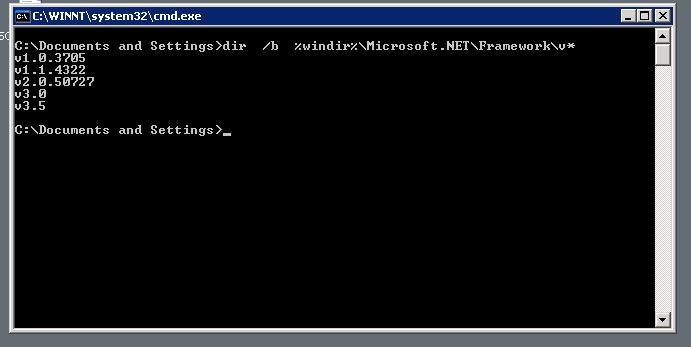 Manage-SQLServer: Find the .net Framework Version in windows machine