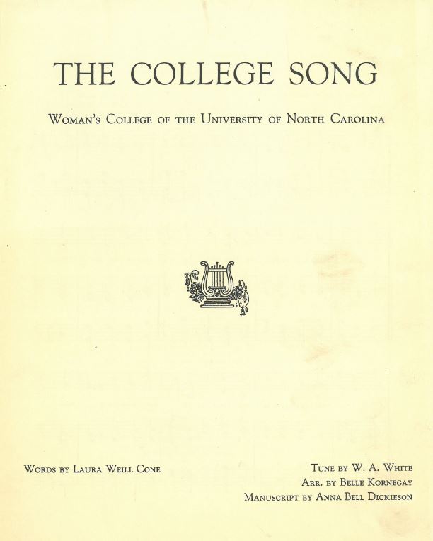“Wanted – A College Song” | UNCG University Libraries