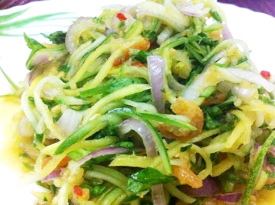 RESEPI KERABU TIMUN BERSAMA MANGGA