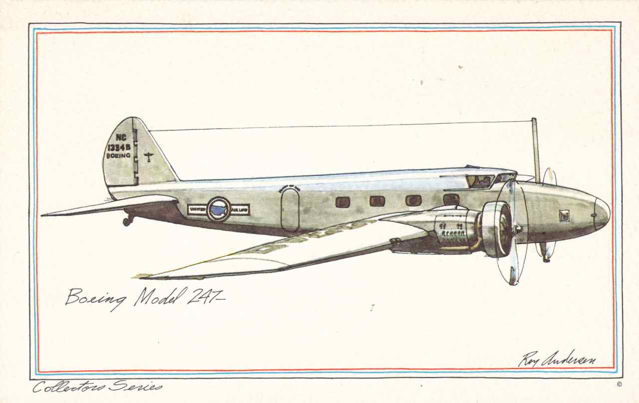 Sundry Collectibles: The Boeing Model 247