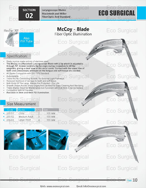 McCoy Laryngoscopes Blades
