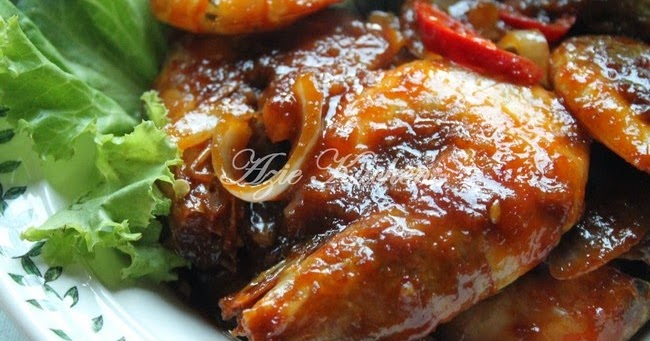 Udang Masak Tiga Rasa Yang Sedap - Azie Kitchen