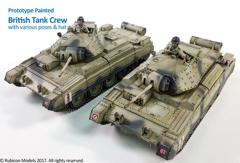 Tabletop Fix: Rubicon Models - British Tank Crew Preview