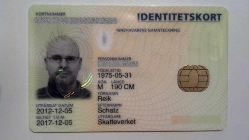 Neuer Ausweis ~ Leben in Schweden
