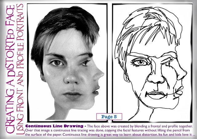 CREATING A DISTORTED FACE - Art Making Techniques