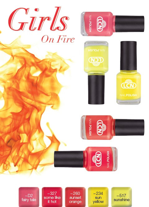 Betty Nails: LCN - Nail Polish Color Guide