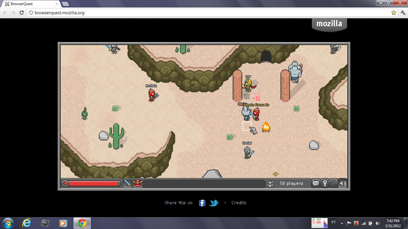 BrowserQuest, um jogo massively multiplayer feito em HTML5 » Rk Blog
