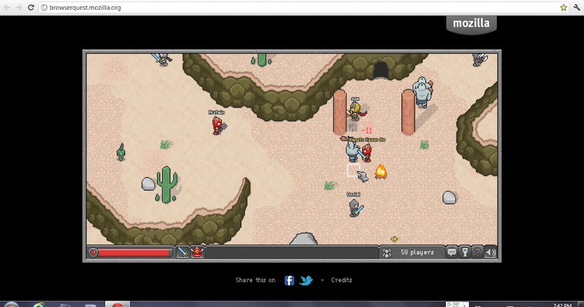 BrowserQuest, um jogo massively multiplayer feito em HTML5 » Rk Blog