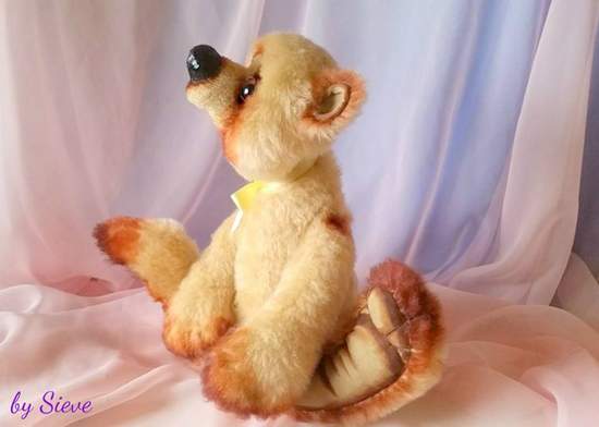 Teddy dreams: Bjork art teddy bear by Sieve