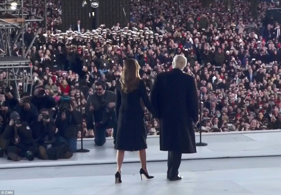 The Trumps at the Trump Inaugural concert