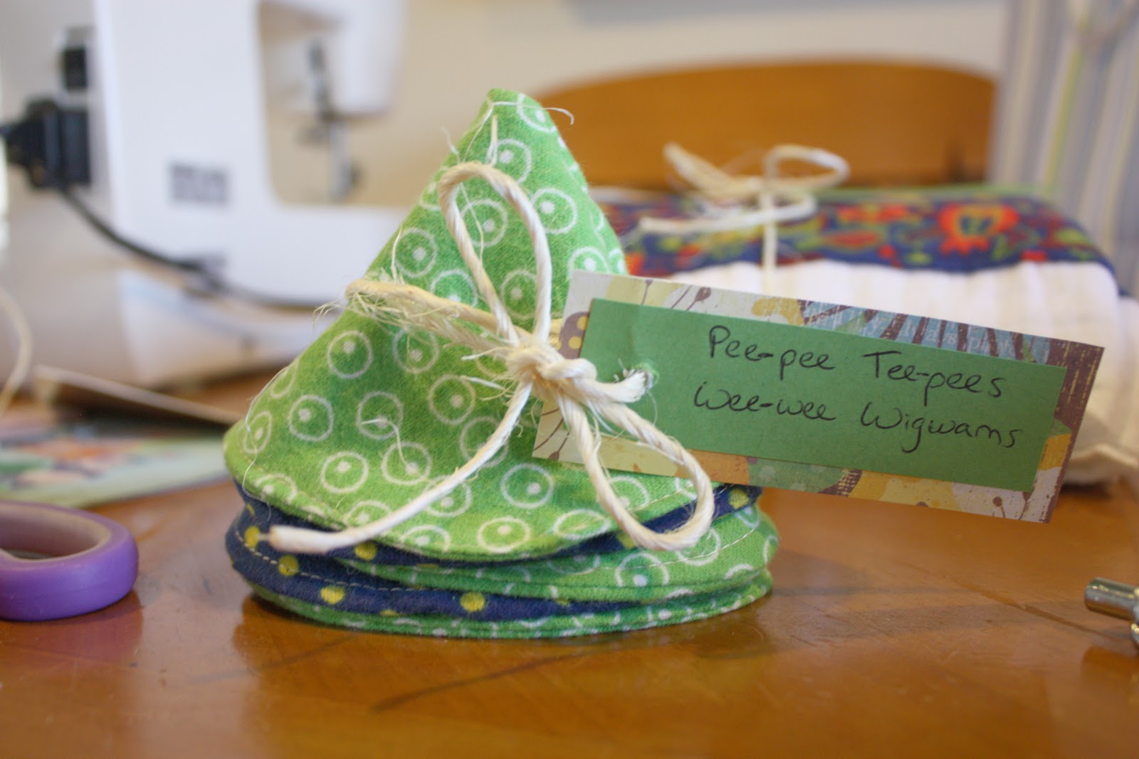 Fisher's Mommy: Pee-Pee Tee-Pee Tutorials