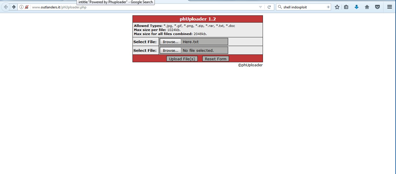 Cara deface menggunakan method phuploader – FHXploit