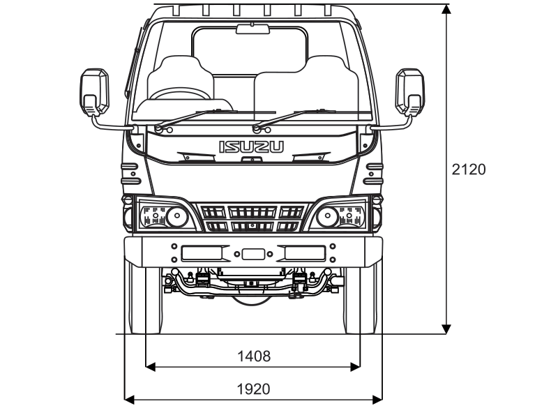ISUZU ELF NKR 71 CC HD Truk untuk dengan berat lebih dari 6 ton. Cocok ...