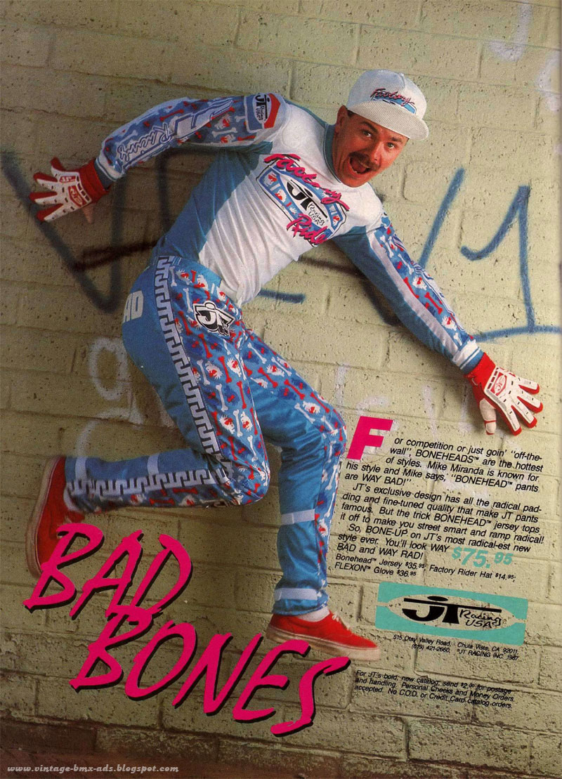 Vintage BMX Ads: BAD BONES - JT Racing