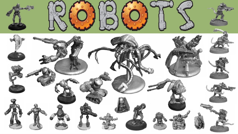 Gaming with the Gnomies: (Kickstarter) Robots, Drones, and Cybers 28mm ...