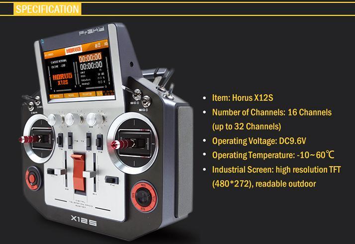 American Deals: FrSky Horus X12S Radio, 16 Channels Inbuilt GPS Module ...