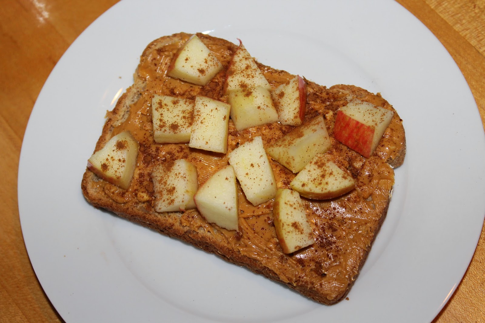A Sprinkle of Kate: Fall Peanut Butter Apple Toast