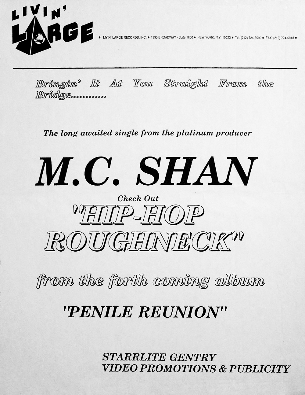 Hip-Hop Nostalgia: MC Shan "Hip-Hop Roughneck" (1993)