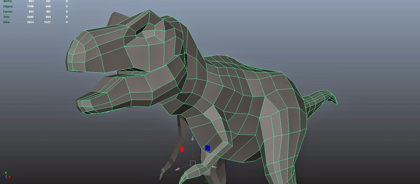 Computer Games Arts - George Burchmore: Organic T-Rex Modelling in Maya