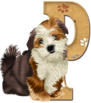 Alfabeto con lindo perrito. - Oh my Alfabetos!