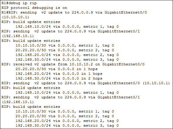 Lab 32 Routing Dynamic RIP v2