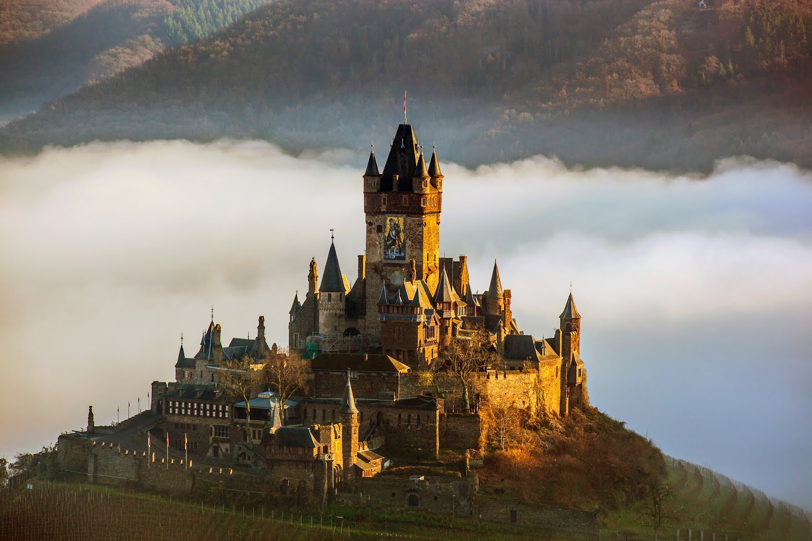 Hidden and little known places: Cochem Imperial Castle,Germany