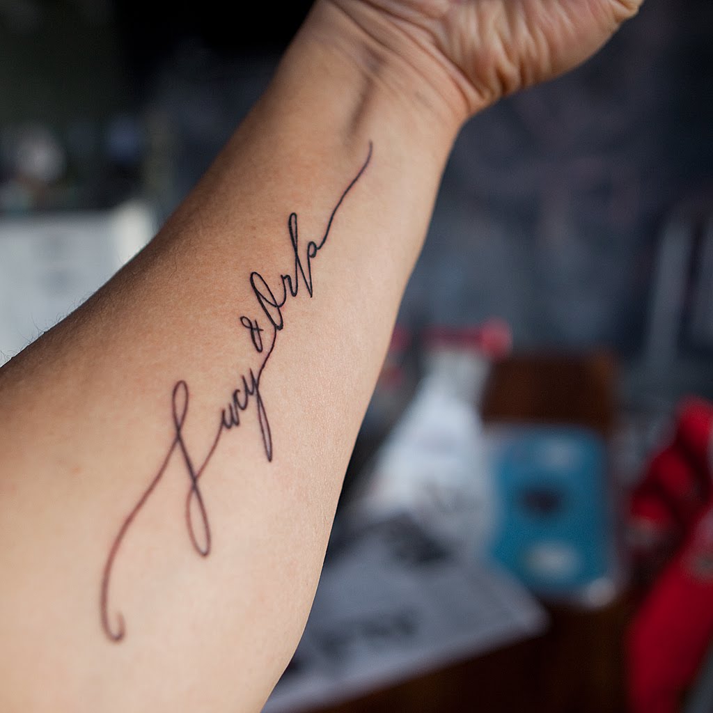 FREE TATTOO PICTURES: Cursive Tattoos - The Best Reasons For A