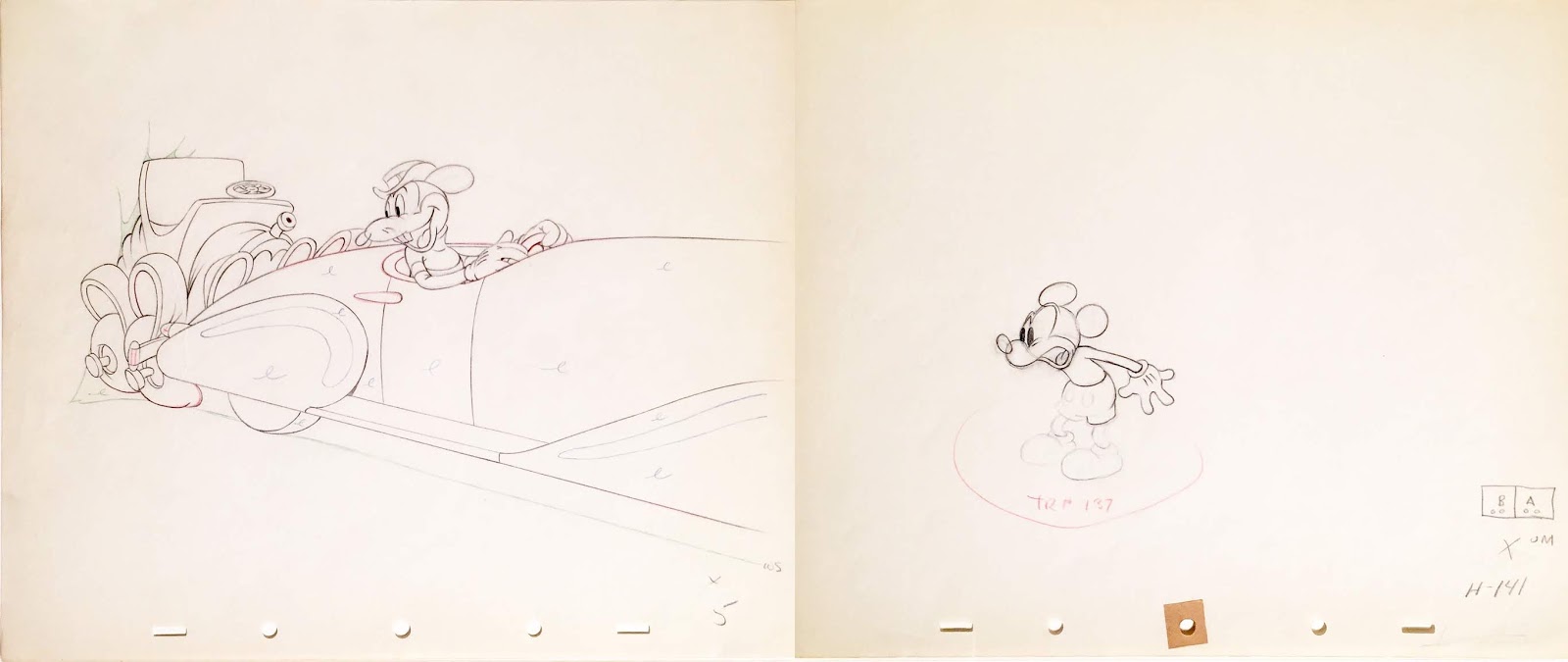 Animation Collection: Original Production Animation Drawings of Mickey ...