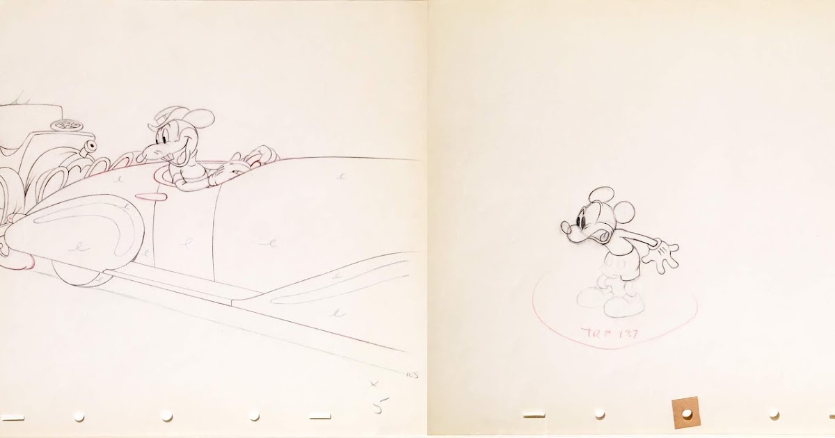 Animation Collection: Original Production Animation Drawings of Mickey ...
