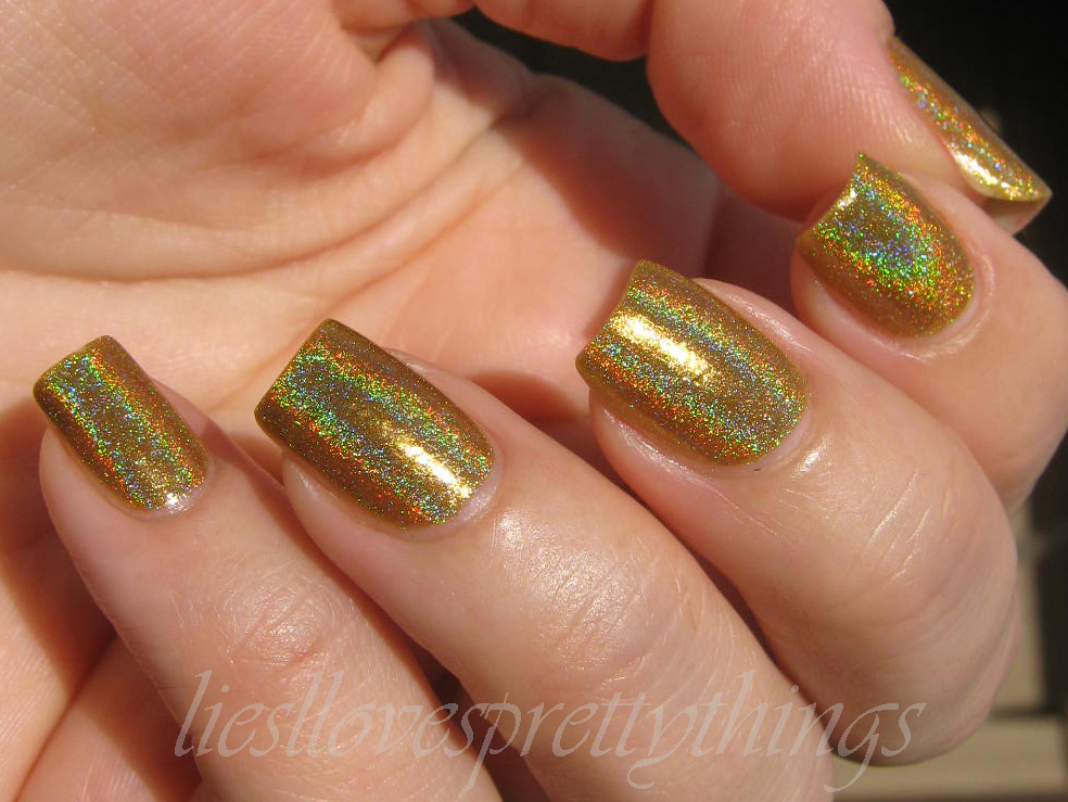 Liesl Loves Pretty Things: Jade Holographics Mystic Gold