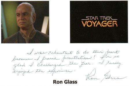 Kiwiautogal's Autographs: Ron Glass