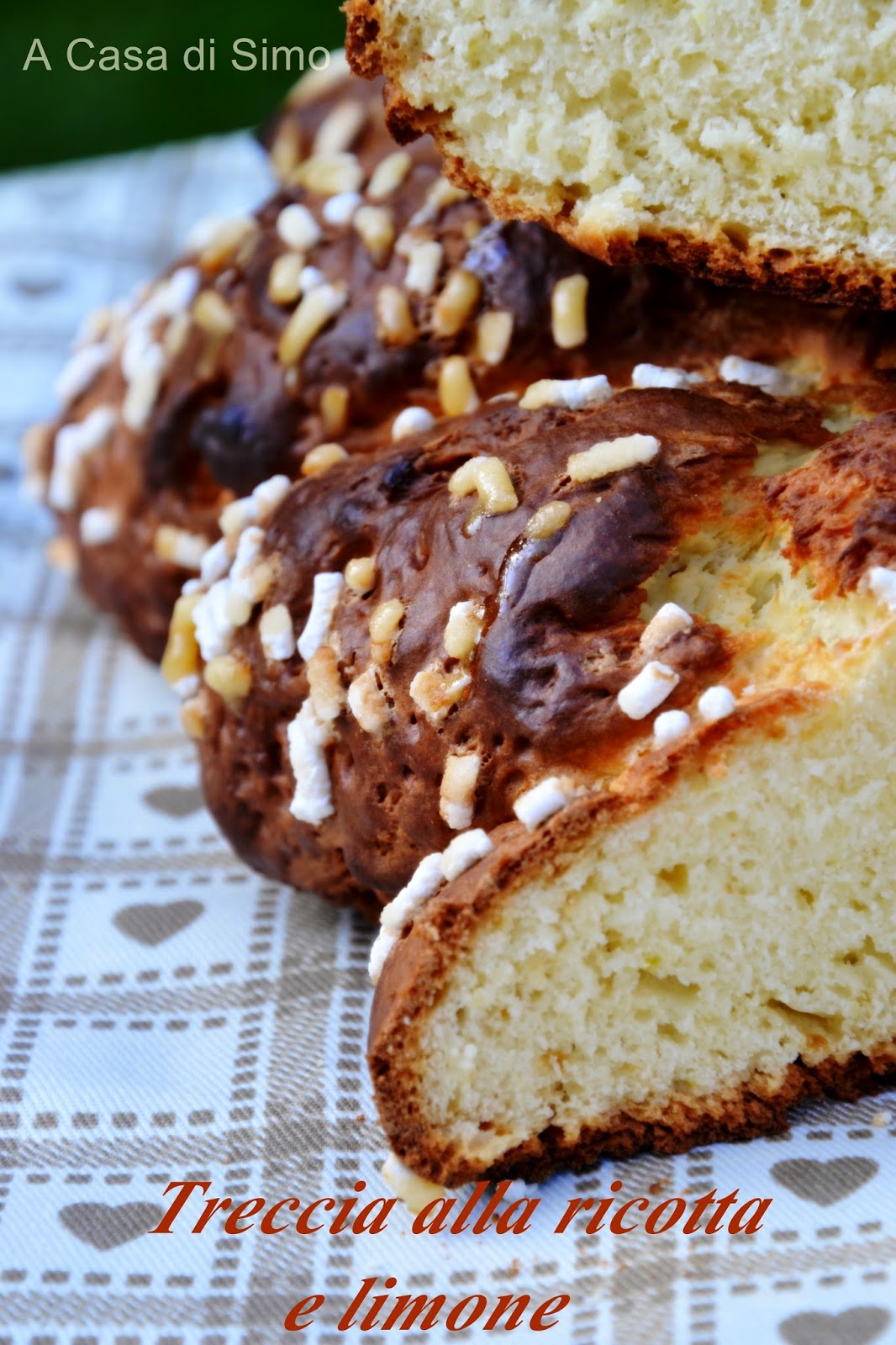 A Casa di Simo: Treccione-one-one di ricotta e limone