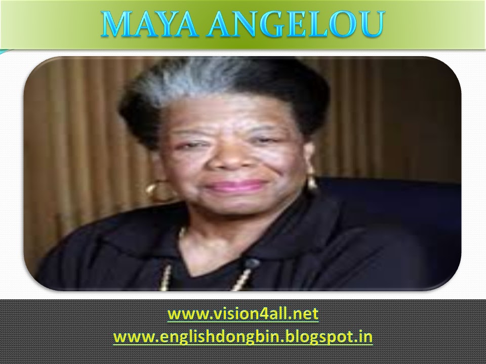 HUMAN FAMILY BY DR. MAYA ANGELOU