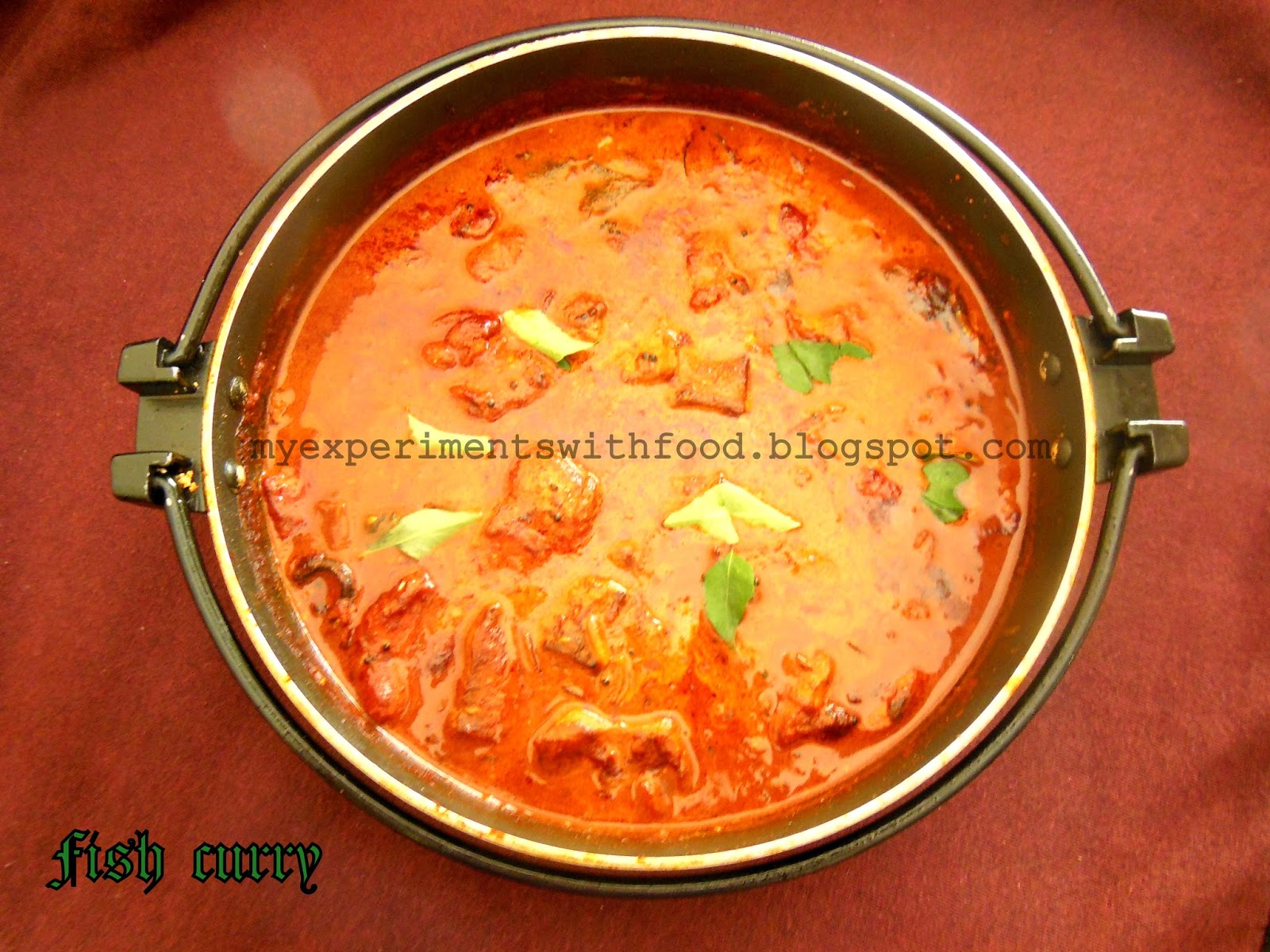 My Experiments With Food: Kerala Fish Curry In Coconut Milk/ Nadan Meen ...