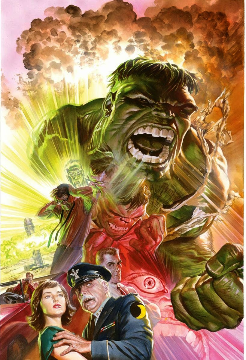 Radiação Gama: GALERIA DE ARTE: O HULK DE ALEX ROSS