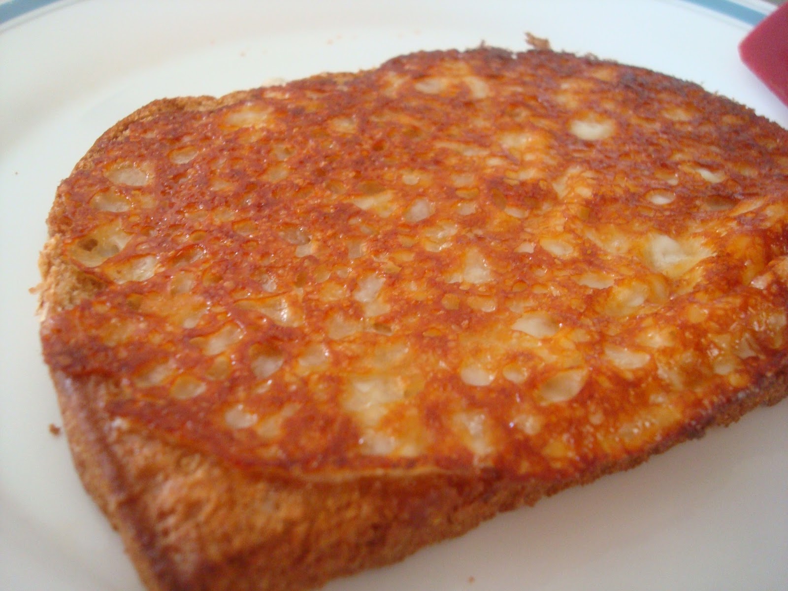 The Grocery Fiend: Open-face Grilled Cheese Sandwich