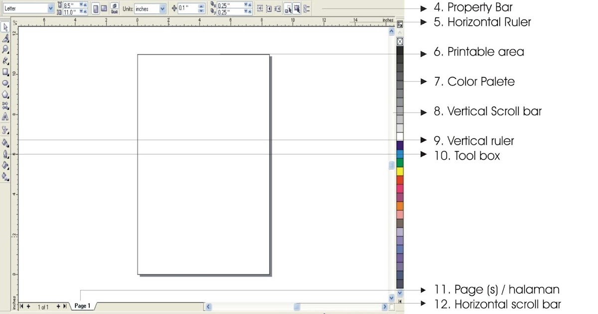 Mengenal Fungsi Menu dan Ikon Pada CorelDraw 11