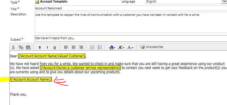 Add Account Contact Guid In Email Template Microsoft Dynamics Crm Community