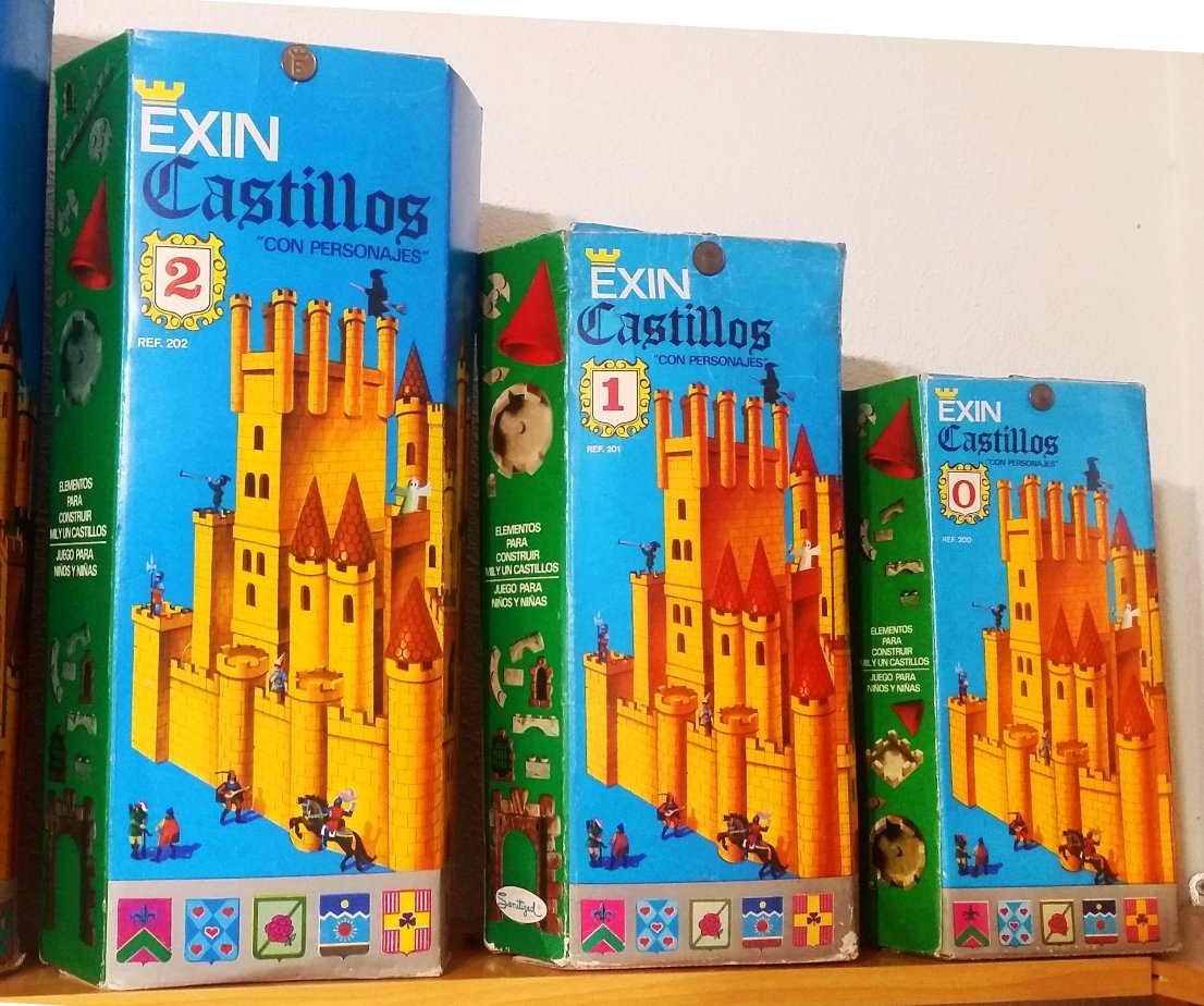 EXIN CASTILLOS ¡ EL JUGUETE QUE HACE HISTORIA ! ... para construir mil ...