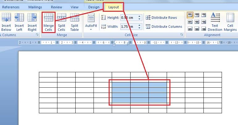 October 29 Blog: How to merge cells from table in MS Word