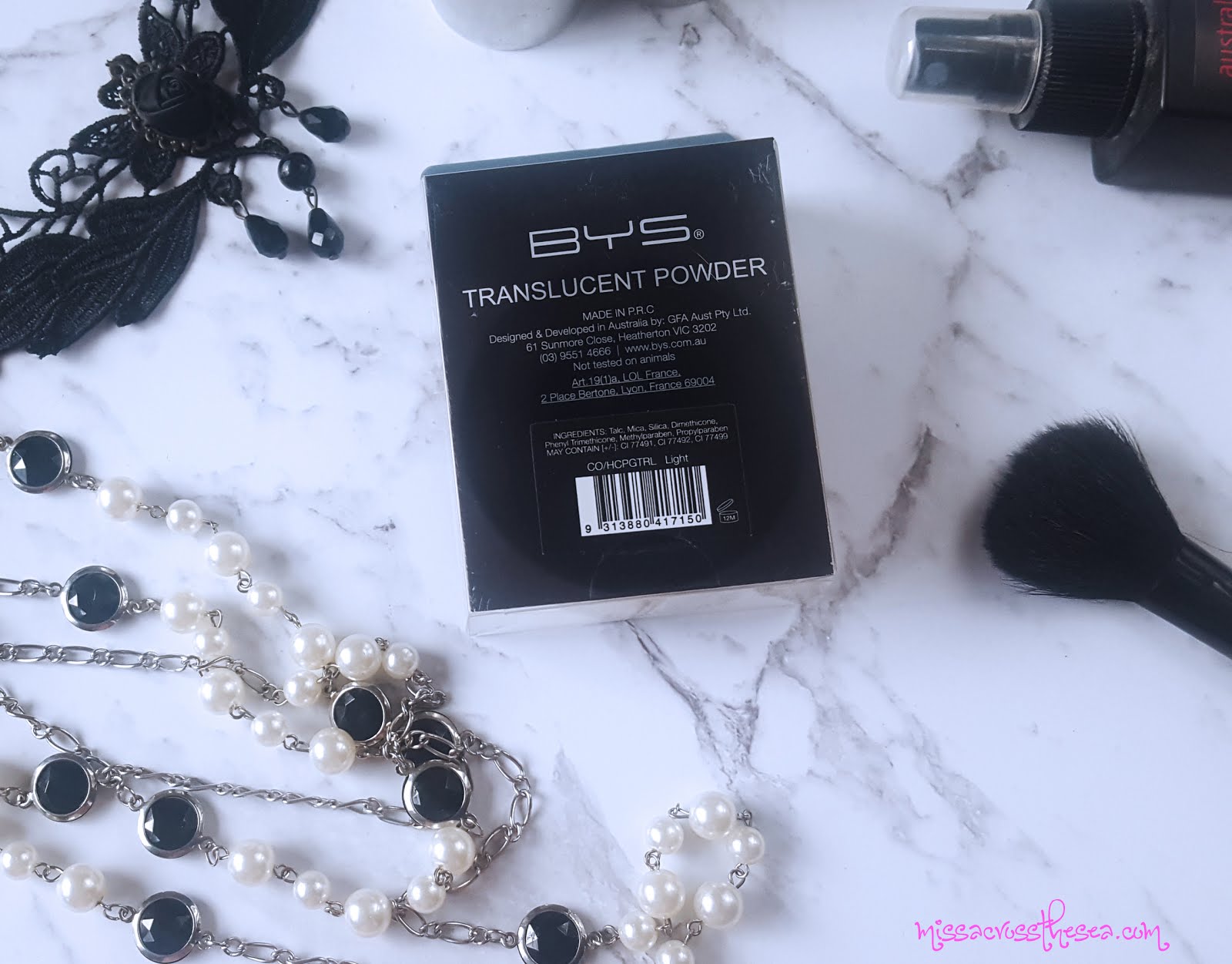 BYS Translucent Loose Powder Light - Miss Across the Sea