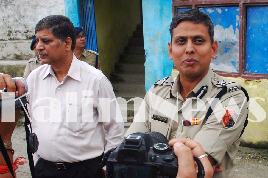 Jawed Shamim Special IG in-charge of Kalimpong and Kurseong and Kunal ...