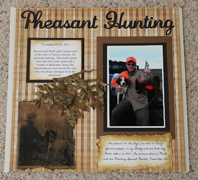 FAITHfull heART: A Heritage of Bird Hunting (Scrapbook Page)