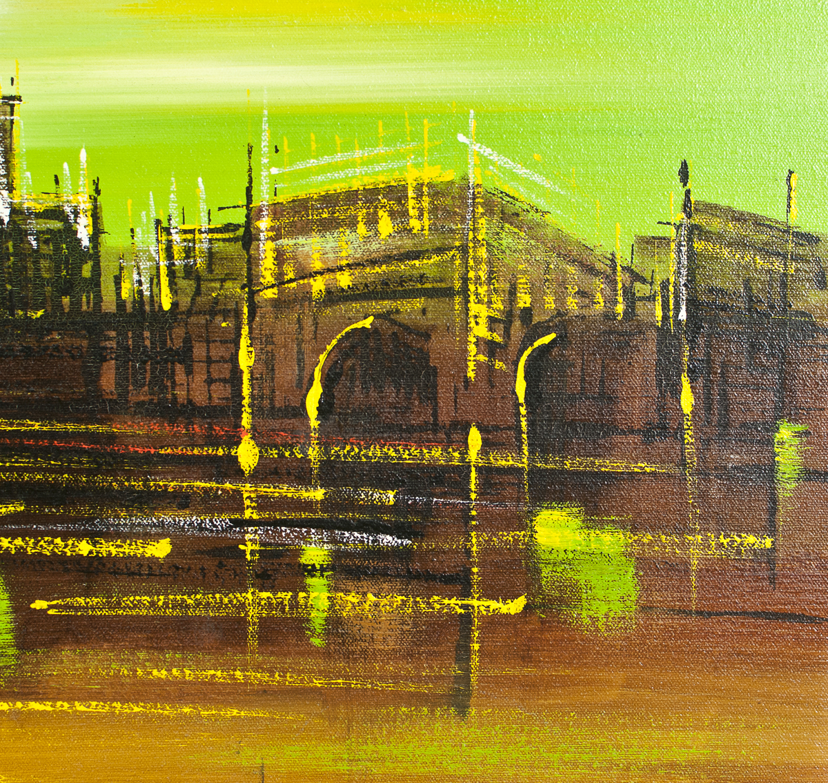 modern20: Mid Century Modern "R. Styles" Production Painting