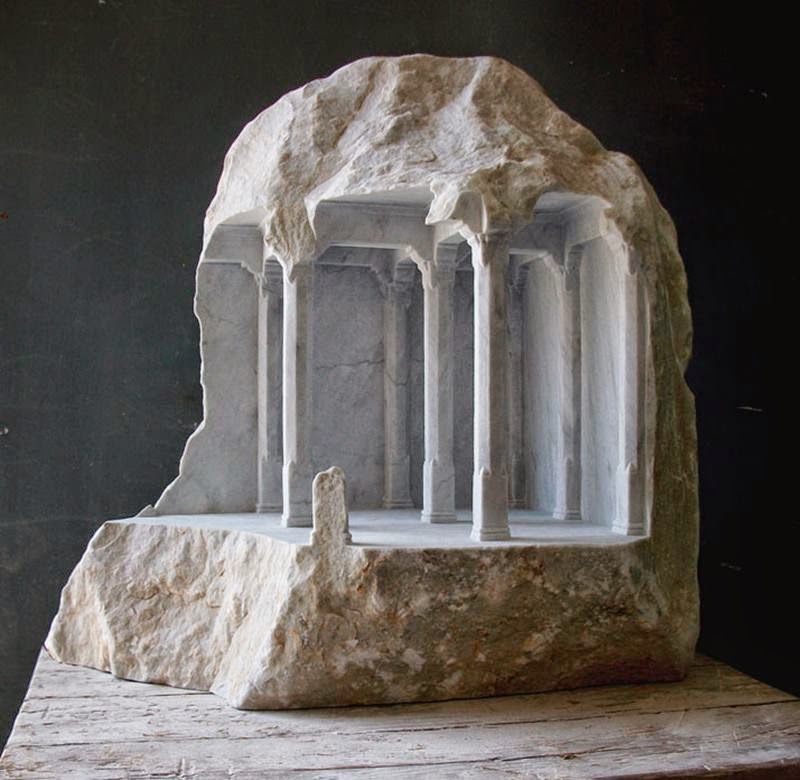 Carving Into Marble and Stone by Matthew Simmonds