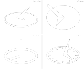 Four Dotted: Free printable Sundial dotted drawing worksheet/activity ...