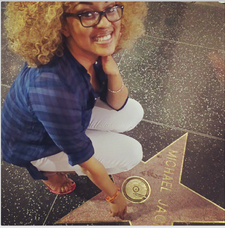 PHOTO : Rapper Muna Pays Tribute To Micheal Jackson At The Hollywood ...