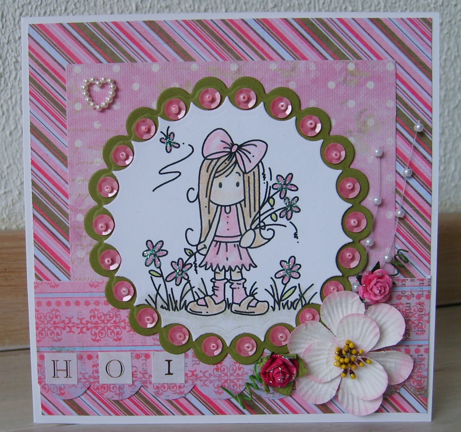 Dutch Dare Card Challenges: #156- Dots & Stripes