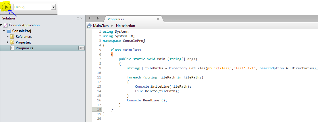 C# - Delete all the files starting with 'Test'. | Automation Home