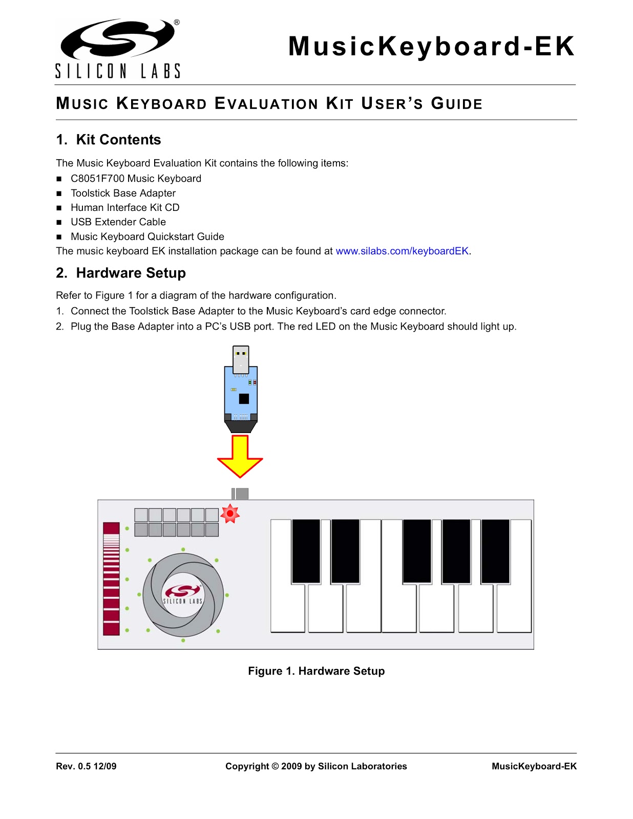 MATRIXSYNTH: Silicon Labs MusicKeyboard-EK